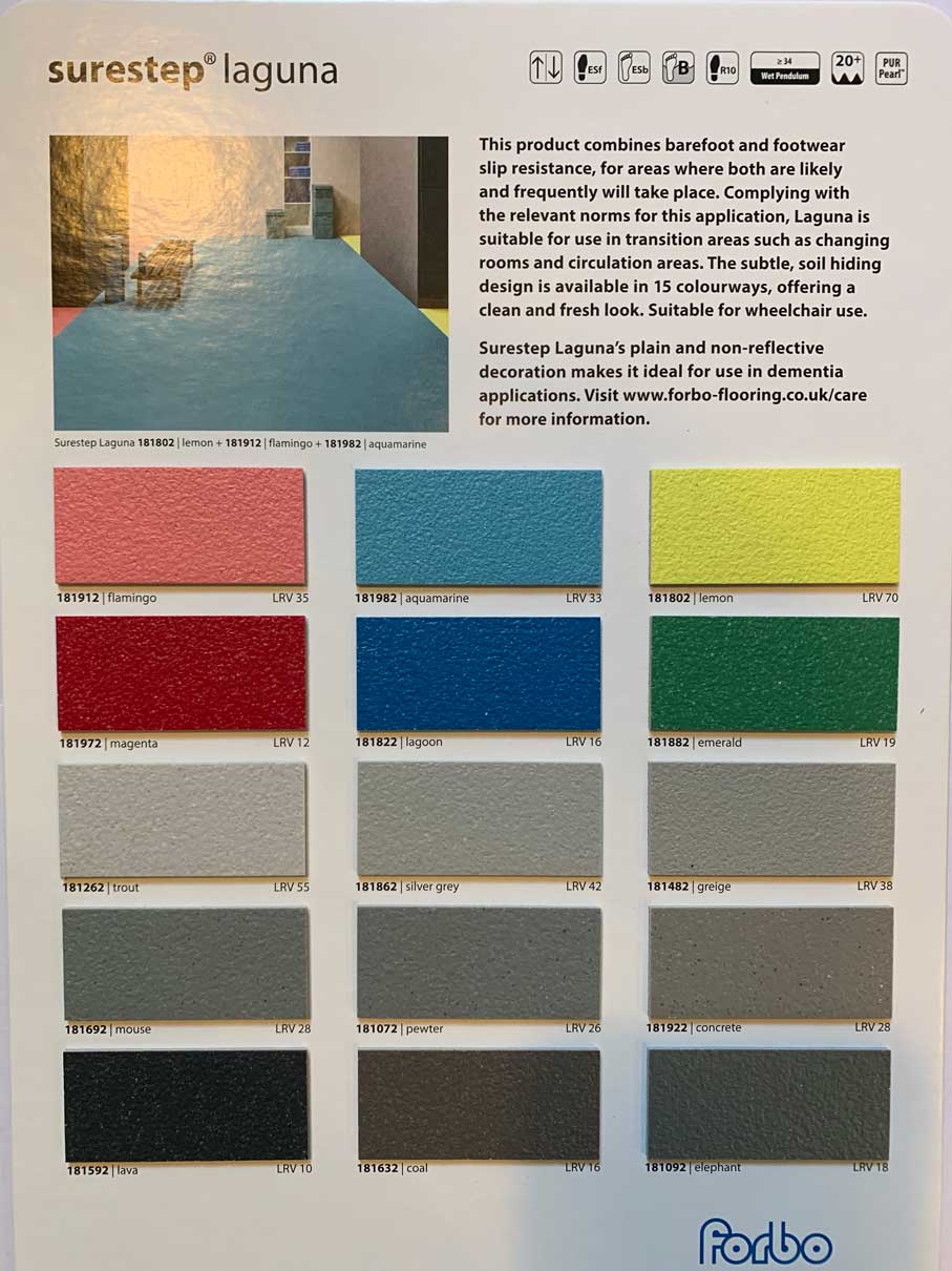 Forbo Surestep Laguna Safety Vinyl | Forbo Safety Vinyl Flooring | That ...
