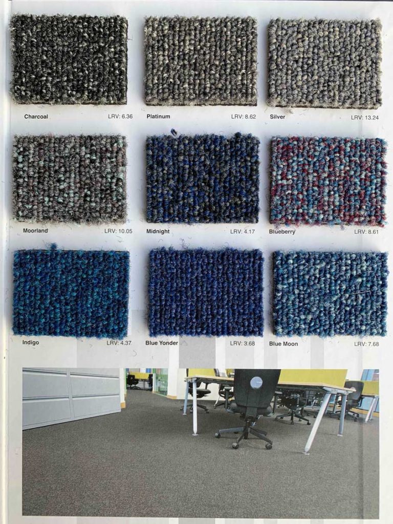 Paragon Workspace Loop Carpet Tiles | Class 33 Heavy Contract Carpet ...