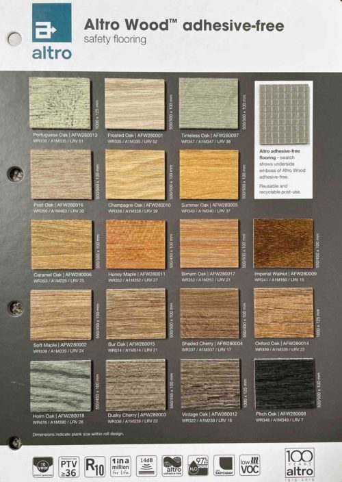 Altro Wood Adhesive-Free Safety Vinyl | Loose Lay Vinyl | That Carpet ...