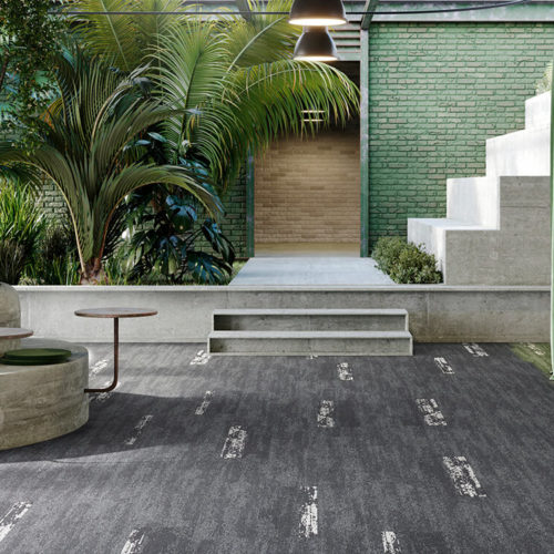 Mohawk Rudiments - Metallic Clay Commercial Carpet Planks | That Carpet ...