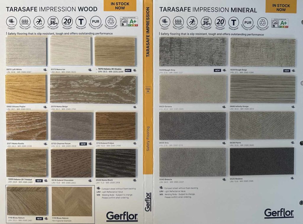 Gerflor Tarasafe Impression (Wood & Mineral) | That Carpet Tile Company ...